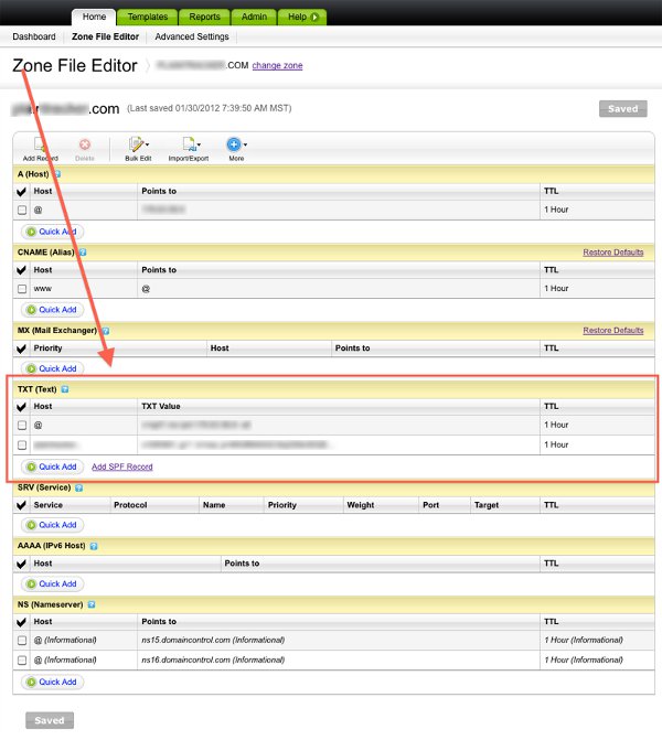 Create A SPF Record On GoDaddy Mail tester